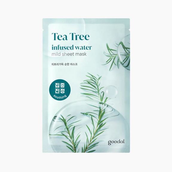 GOODAL Tea Tree Infused Water Mild Sheet Mask - 10 Sheets - VTENH