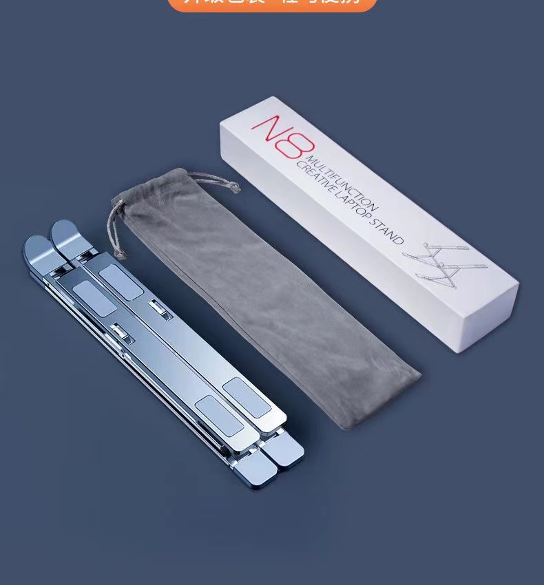 N8 Aluminum 9 Levels Double Adjustable Height Vertical Folding Raised ...