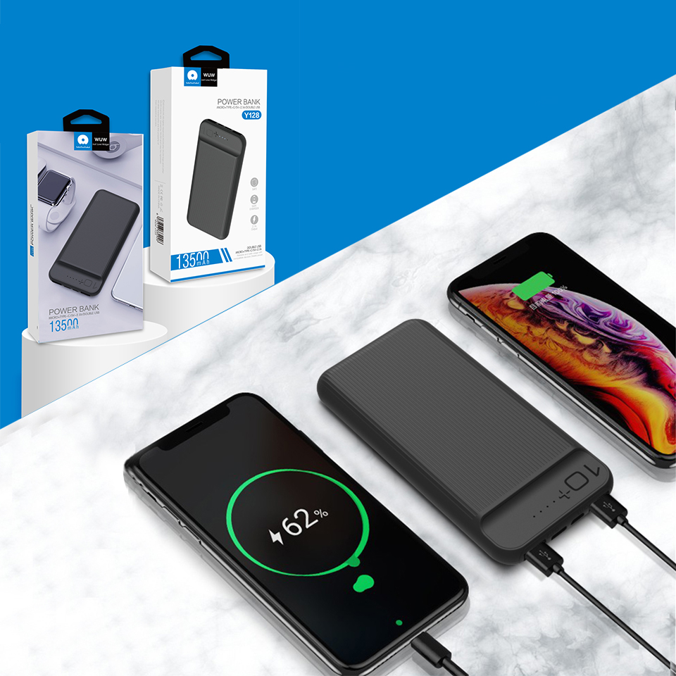 Power Bank WUW Y128 13500mAh - Black (BC9298) - VTENH