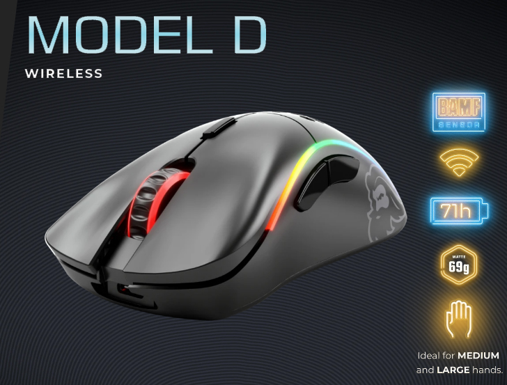 Glorious Mouse Model D Wireless - VTENH