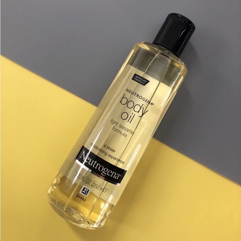 Neutrogena body oil - Light Sesame Formula (ប្រេងផ្ដល់សំណើមដងខ្លួន ...
