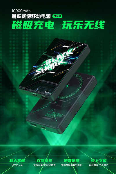 Black Shark Power Bank 10000mAh PD 22.5W (without Wireless Charge) - VTENH