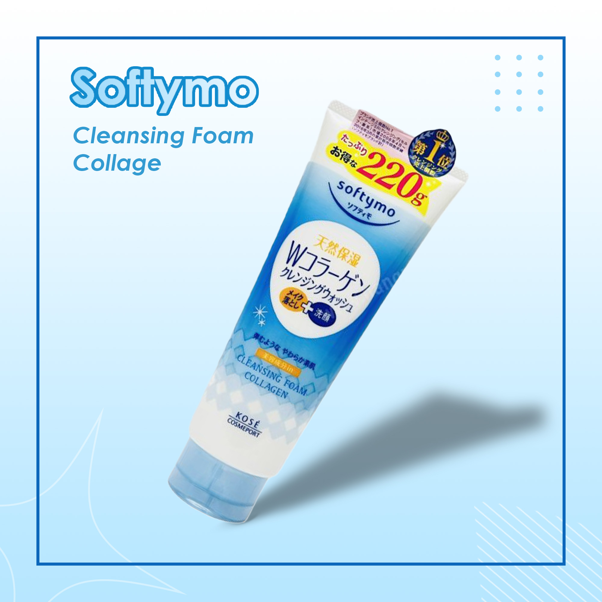 KOSE Softymo Cleansing Foam Collage 220g - VTENH