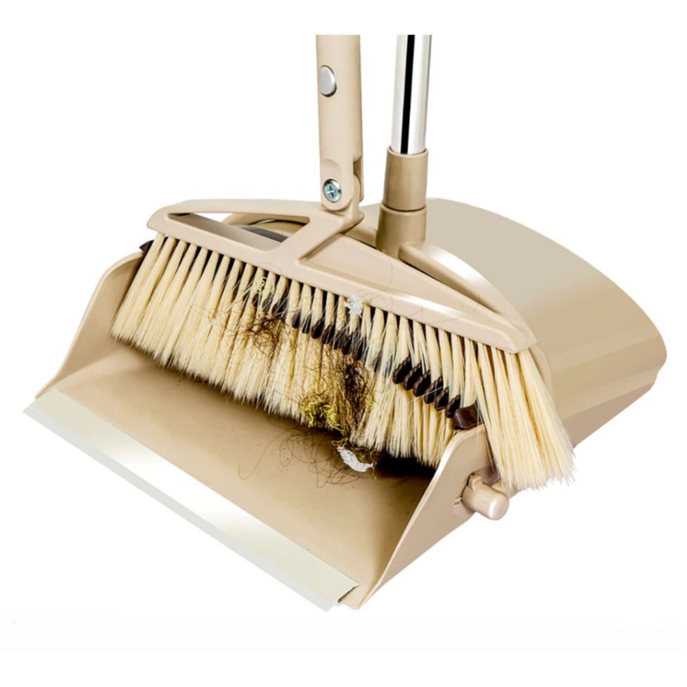 🇹🇭 Broom Set, Rotating Broom, Built-in Brush and Dustpan - VTENH