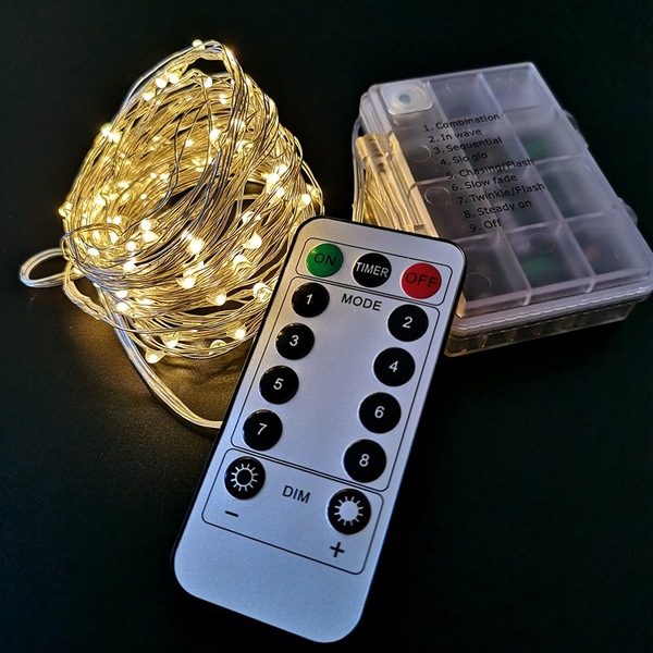 String Lights 3AA Battery Box with Control - VTENH