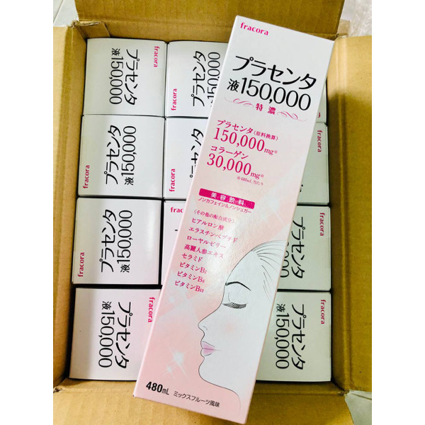 Fracora Placenta Liquid Drink 150000mg 480ml - VTENH