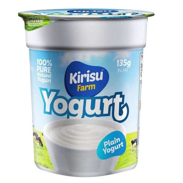 Kirisu Farm Yogurt Plain 135g - 1 Cup - VTENH